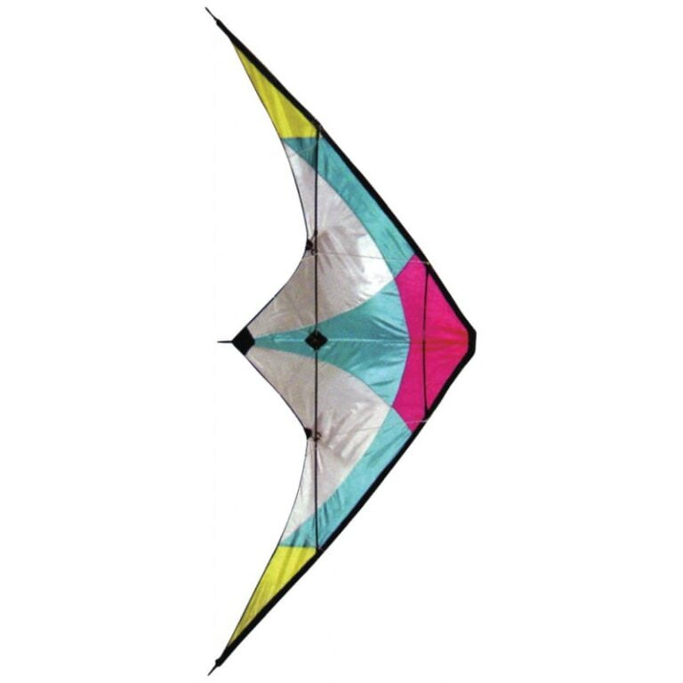 High Power 2 Line Stunt Kite Large 1.2m, 4ft Delta Wing - Multi-Colour ...