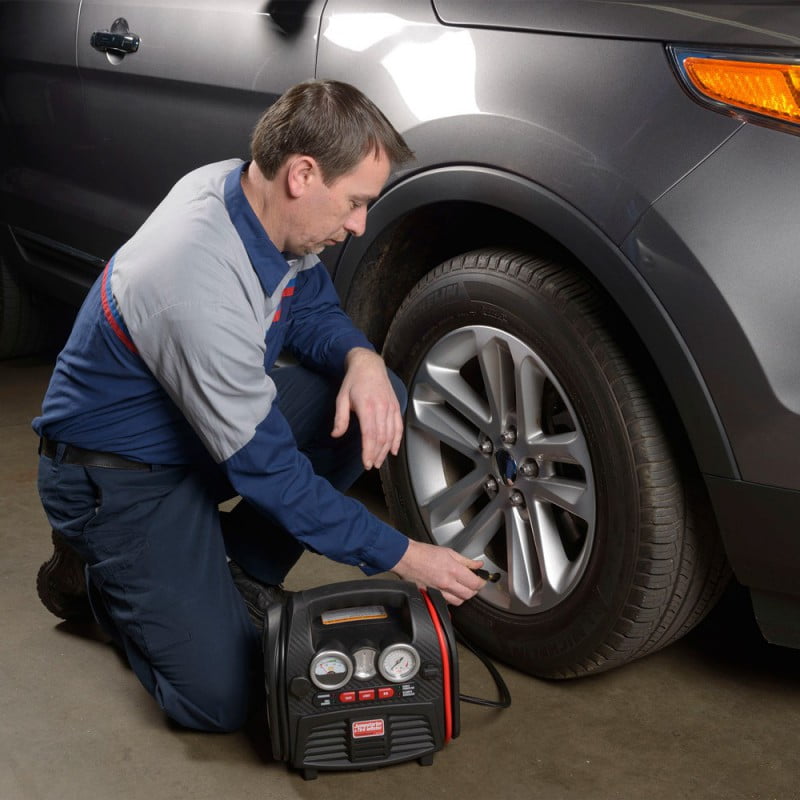 PowerStation PSX-3 18Ah Jumpstarter with Air Compressor and DC Outlet ...