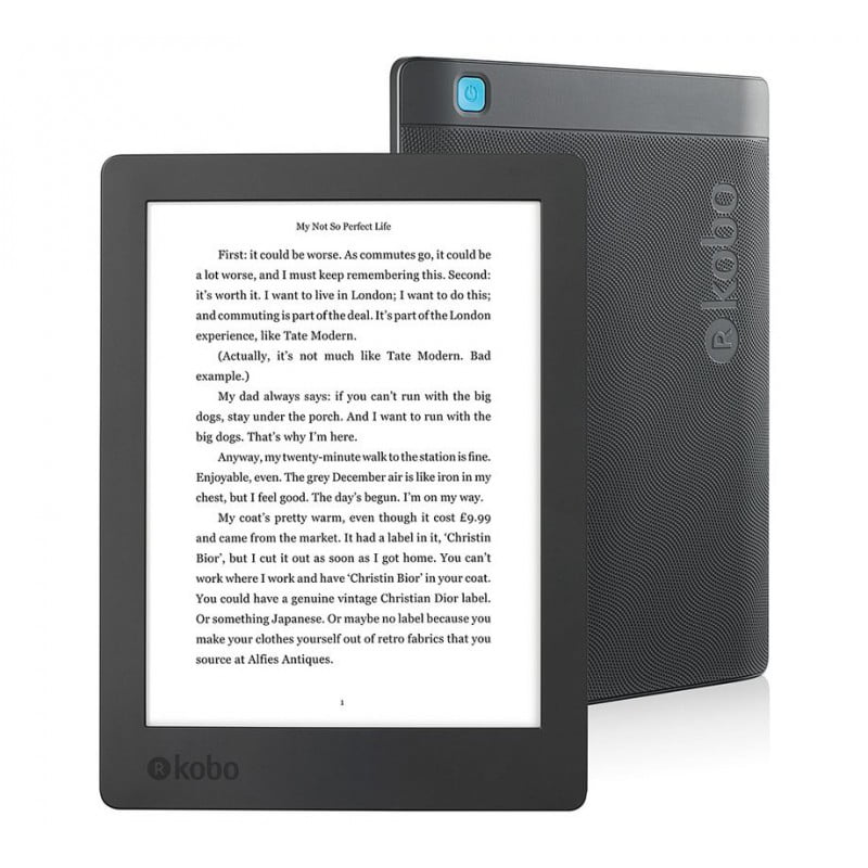 Kobo Aura H2O Waterproof eReader - WiFi, No-Glare Carta E Ink ...