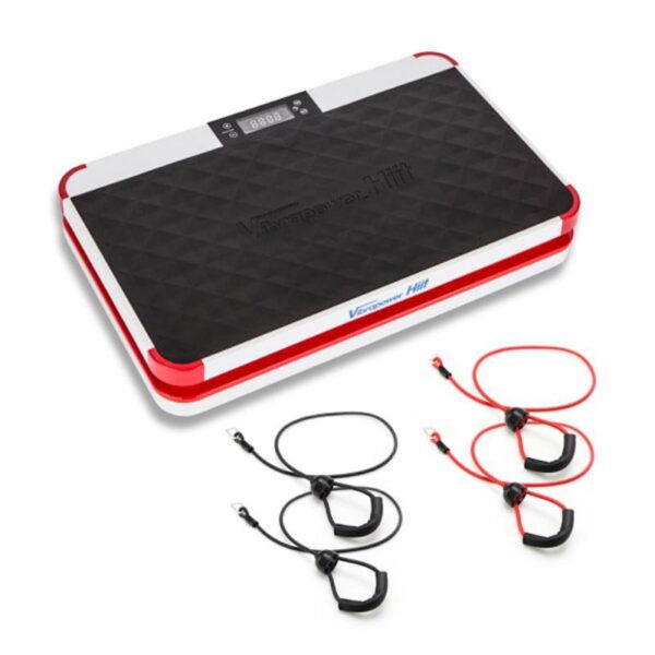 Vibrapower HIIT Vibration Plate with Bluetooth, Built-in Speakers, 2 ...