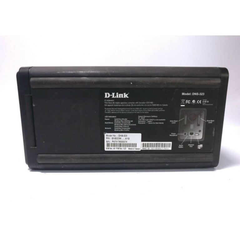 D-Link DNS-323 ShareCenter 2-Bay NAS Network Storage Centre - ThatOne.UK