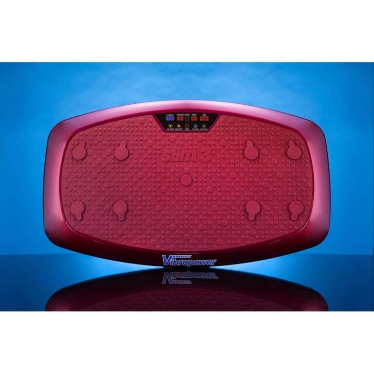 Vibrapower Slim 3 Vibration Plate with Remote Watch + Resistance Bands ...