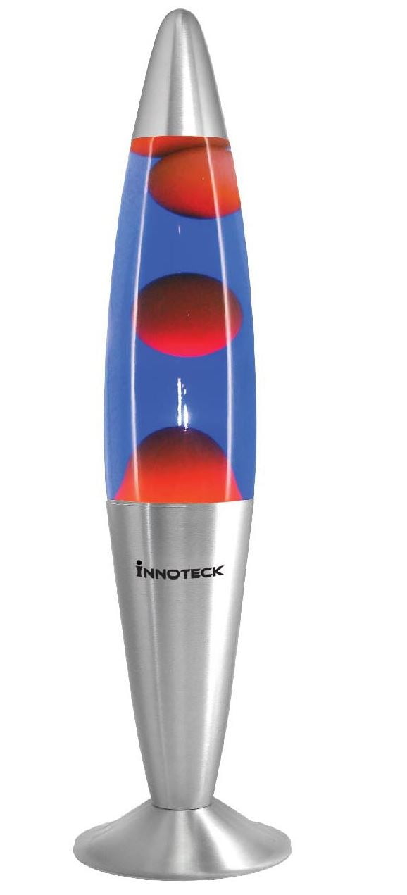 16" Lava Lamp-Red Lava Blue Liquid - ThatOne.UK